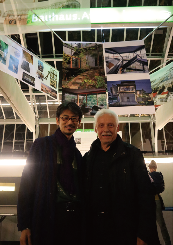 Left: Taishi Watanabe, Prof. Dr. Gerd Zimmermann (Architect, former ...